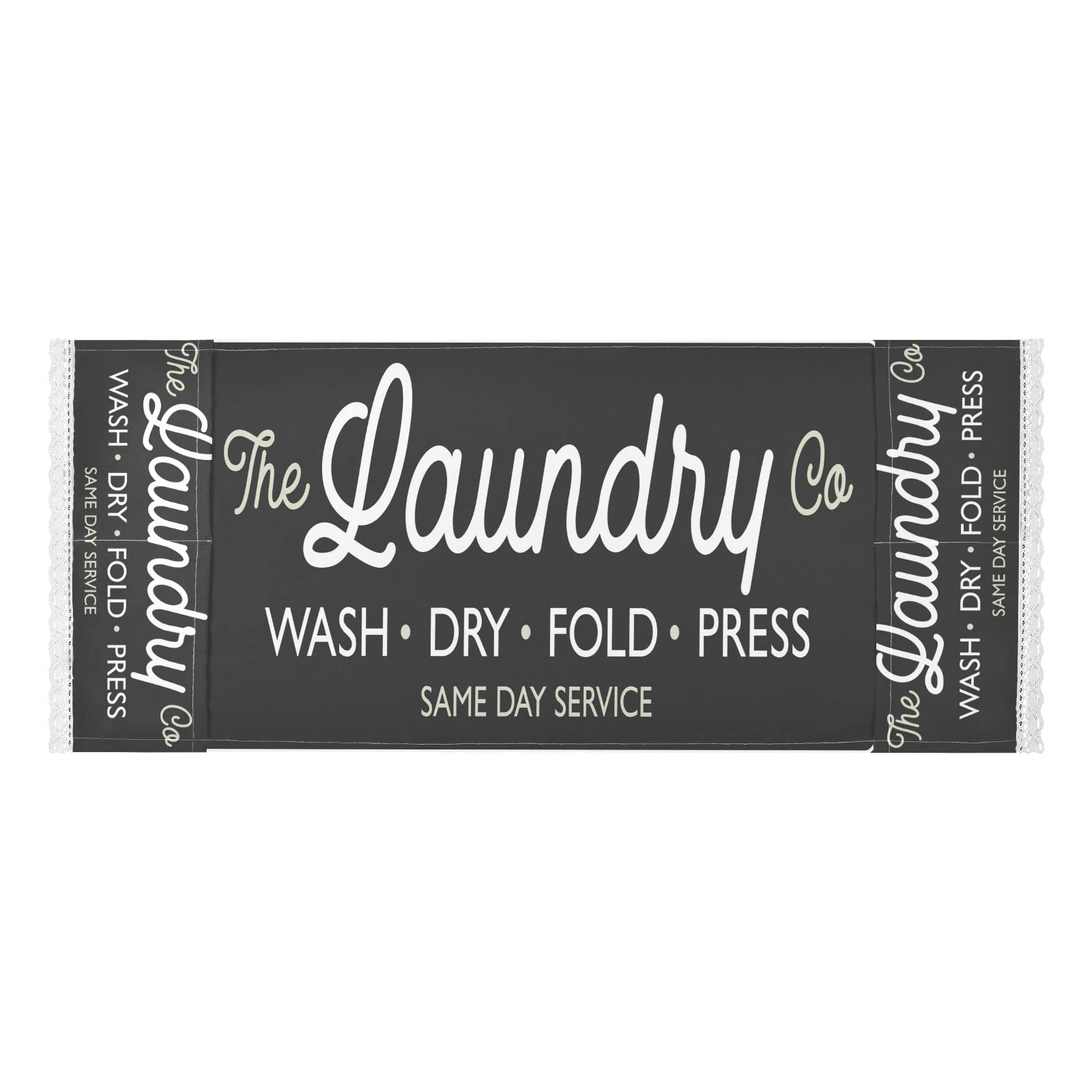 Vintage Laundry Machine Cover Dryer Top Covers Anti-Slip Fridge Dust Cover, Roller Washing Machine Top Cover Load With 4 Storage Bags