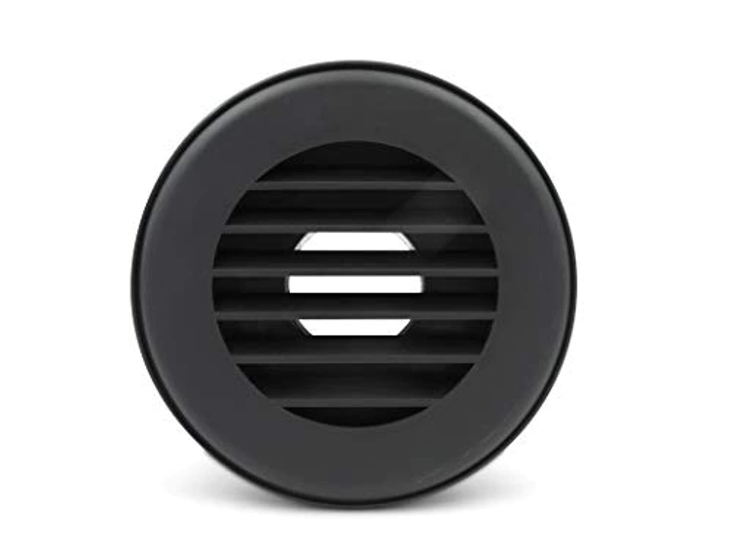 Thetford RV Camper Thermovent 2 inch Ducted Heat Vent Without Damper Black PN 94262, Black