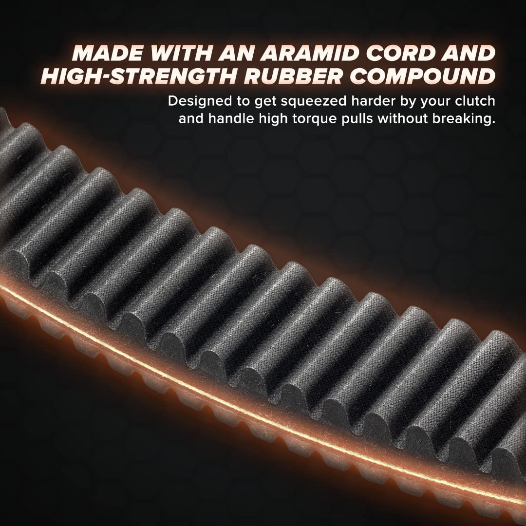 SuperATV.com Heavy Duty Extreme Badass CVT Drive Belt for 2014+ Polaris RZR XP 1000 / RZR XP4 1000 | Built to Withstand high Temps and Extreme Abuse!