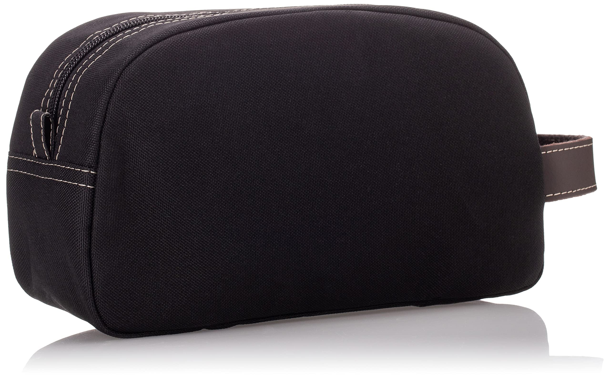 Timberland Men's Toiletry Bag Canvas Travel Kit Organizer, Black, One Size