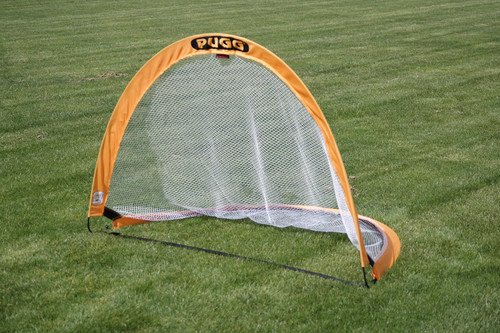 PUGG 6 Foot Pop Up Soccer Goal - Portable Training Futsal Football Net - The Original Pickup Game Goal (2 Goals and Bag)