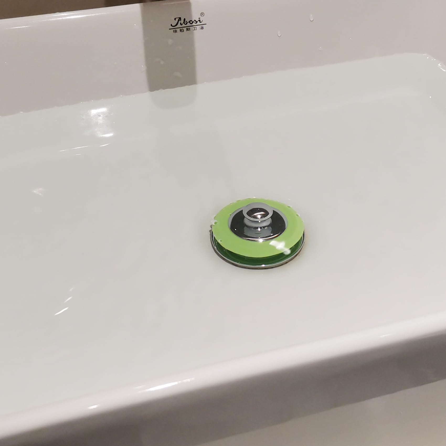XAJOON Tub Stopper,Drain Stopper,Bathtub Plug,Bathroom Sink Stopper, Silicone Bathtub Stopper,Green Stopper (Patented Product)