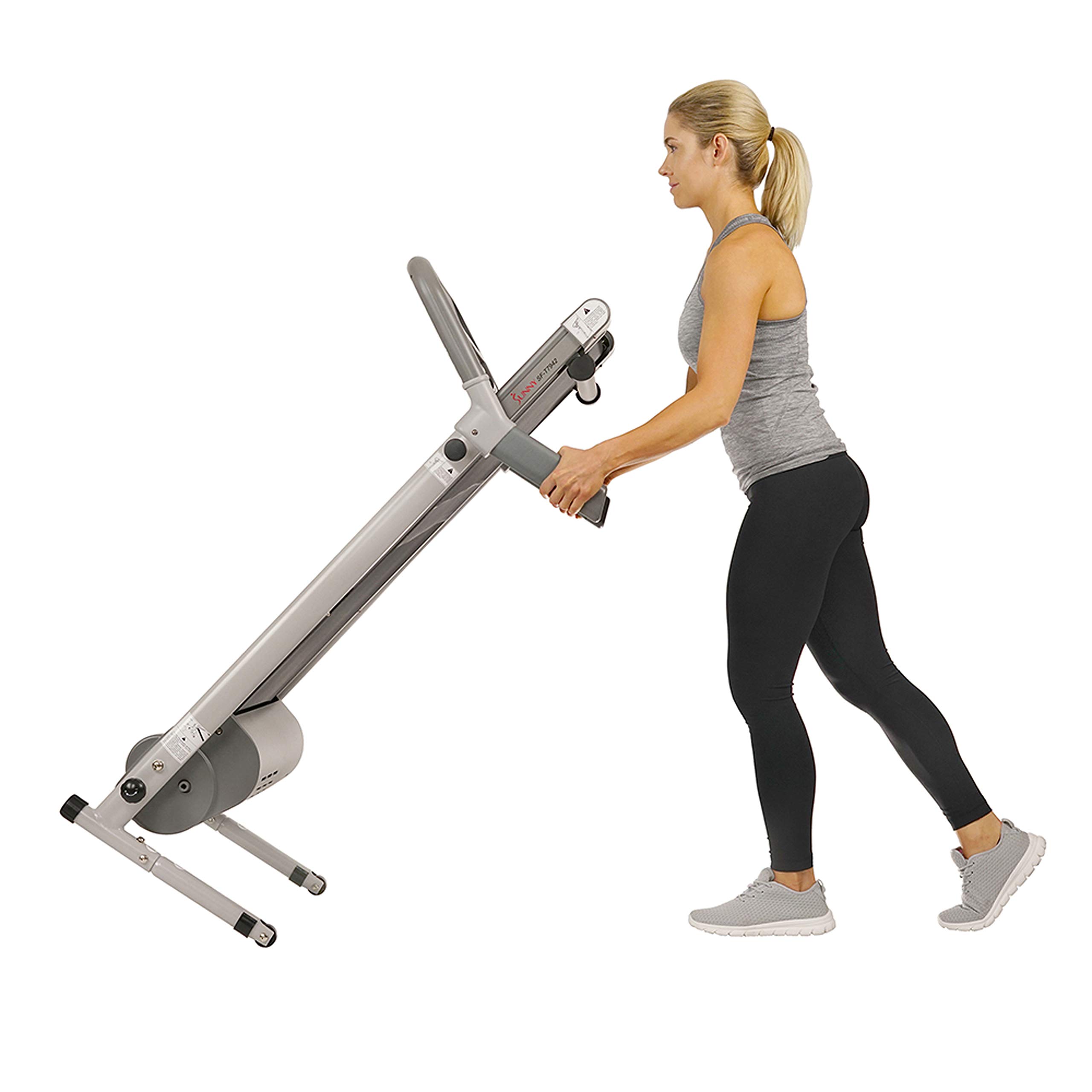 Sunny Health & Fitness Foldable Walking Treadmill - SF-T7942, Grey
