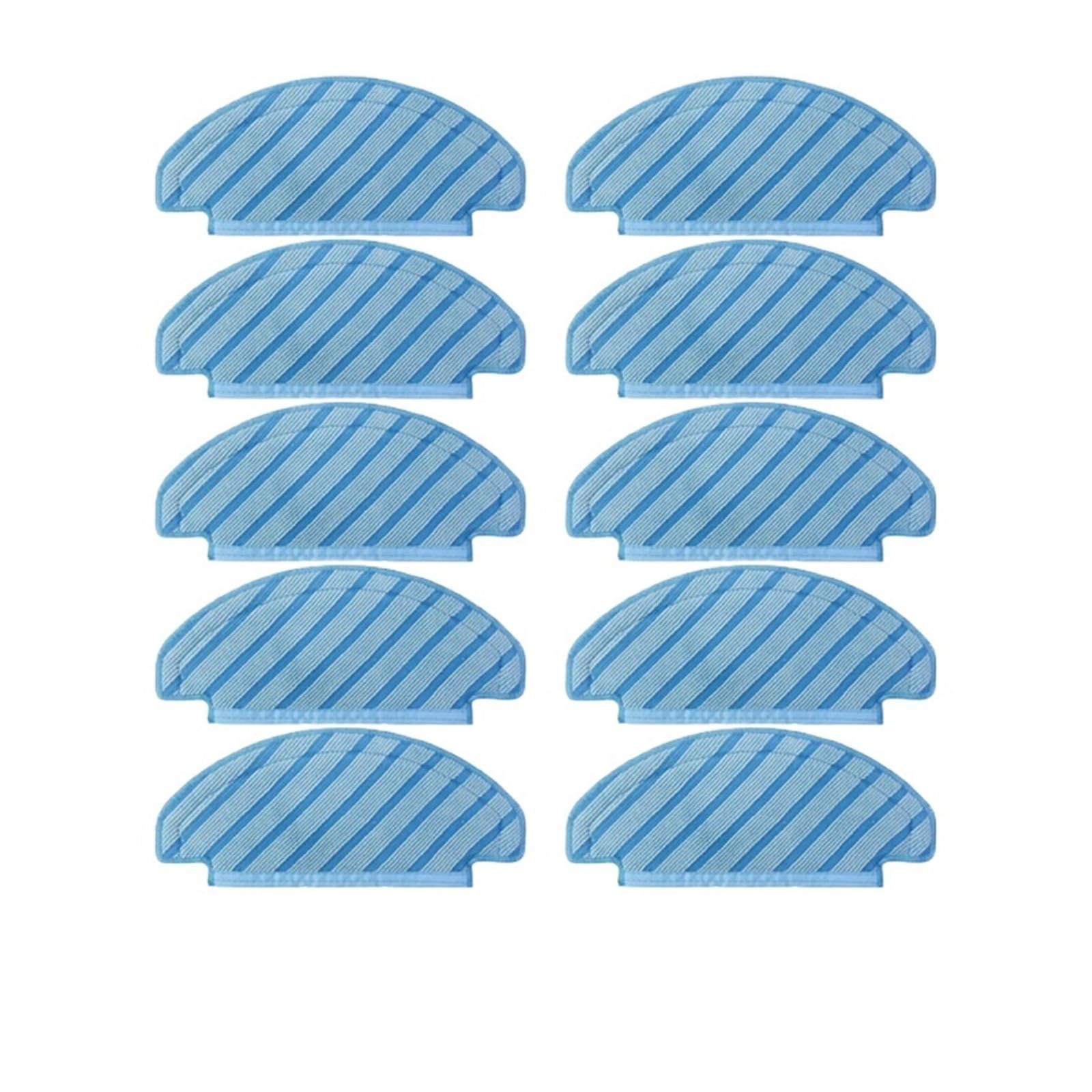 SteFik Washable Cloth Mop Pads. Compatible for Ecovacs Deebot Ozmo T8 AIVI/T8 Max/ T8/ T9/ T9 AIVI /N8/ N8 Pro Plus/ N8 Pro, Compatible for Yeedi Vac Robot Vacuum (Color : 10PCS)