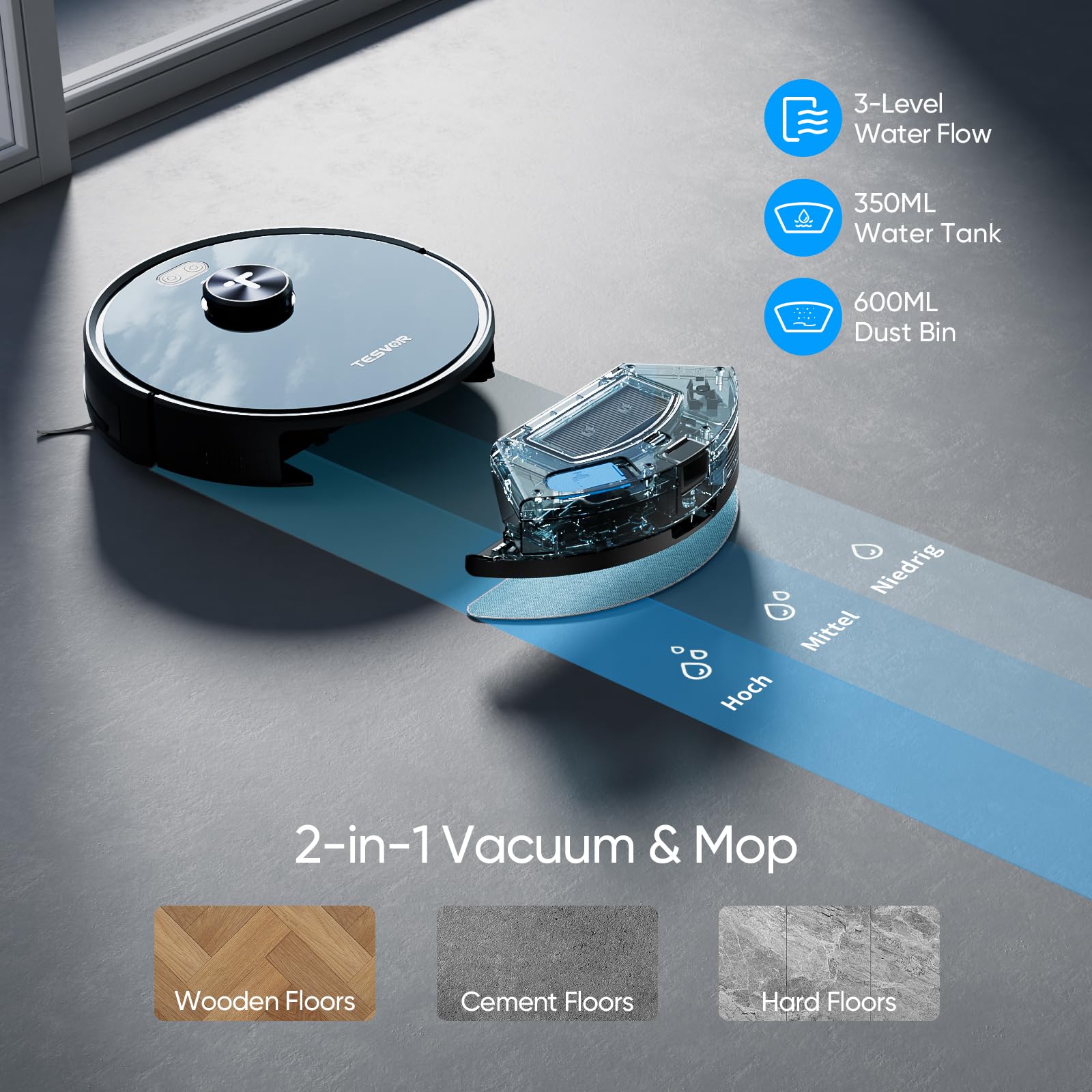 Tesvor M1 Robot Vacuum
