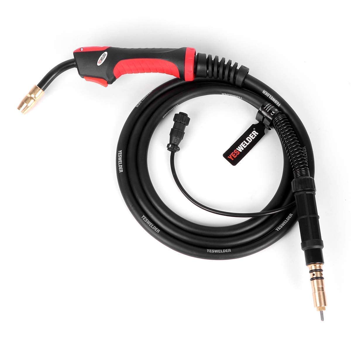 YESWELDER MIG Welding Gun Torch Stinger 150Amp 12-ft Replacement Miller M-150/M-15 249040&Welding Gun Accessory Kit .023"