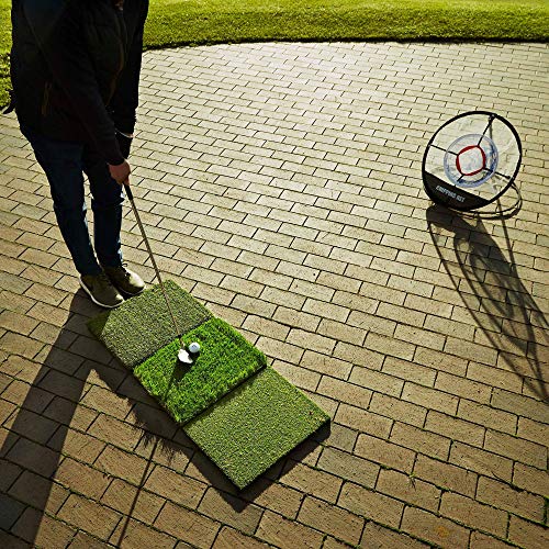 Victorem Golf Mat for Backyard - 17x39 Inch Unfolded, Durable Turf Mat for Indoor or Outdoor Golf Practice, Golf Hitting Mats with 50pcs. Wooden Tees - Golf Mats Practice Outdoor - Golf Practice Mat