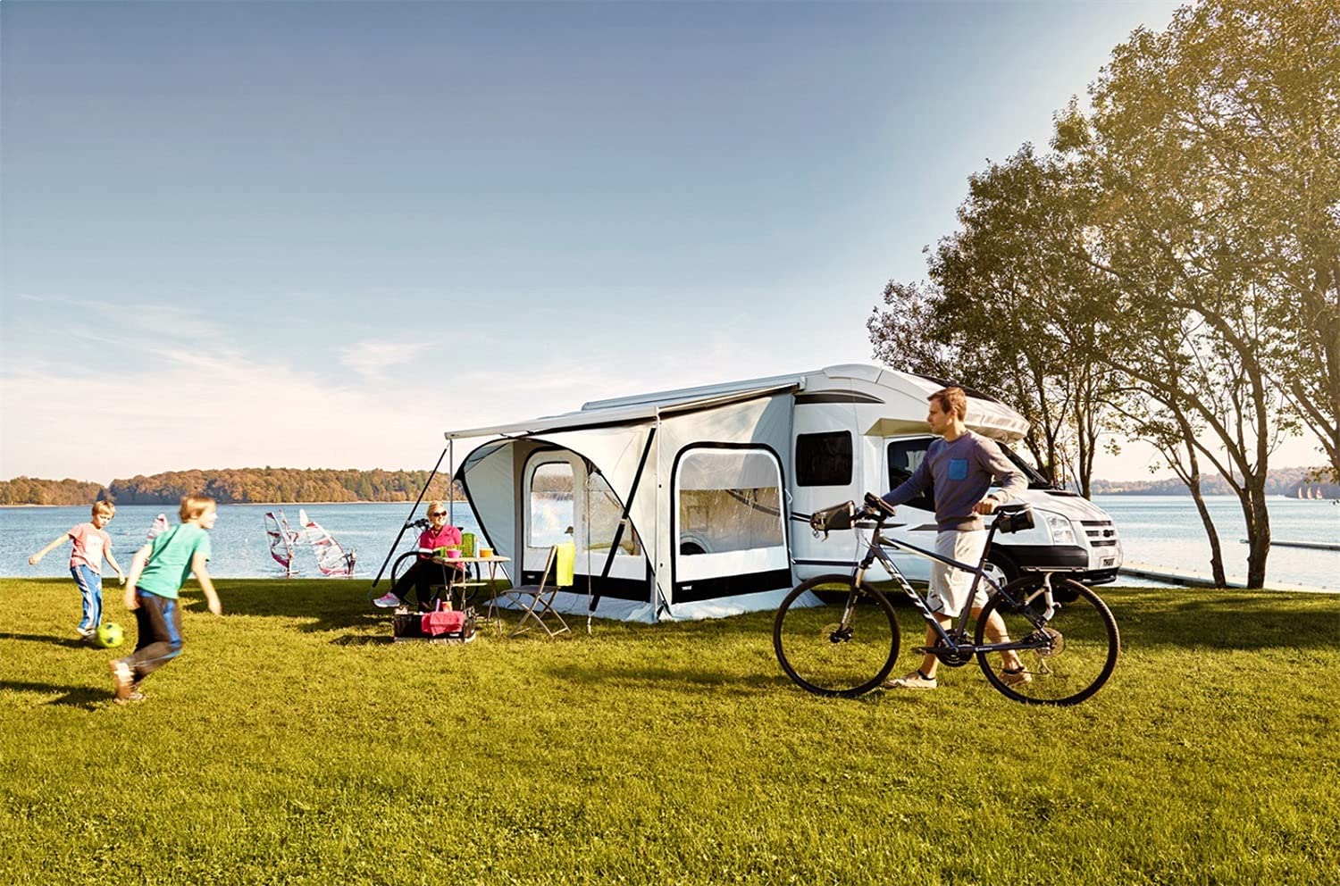 Thule QuickFit 3.10 m (Medium) Awning Tent-Silver
