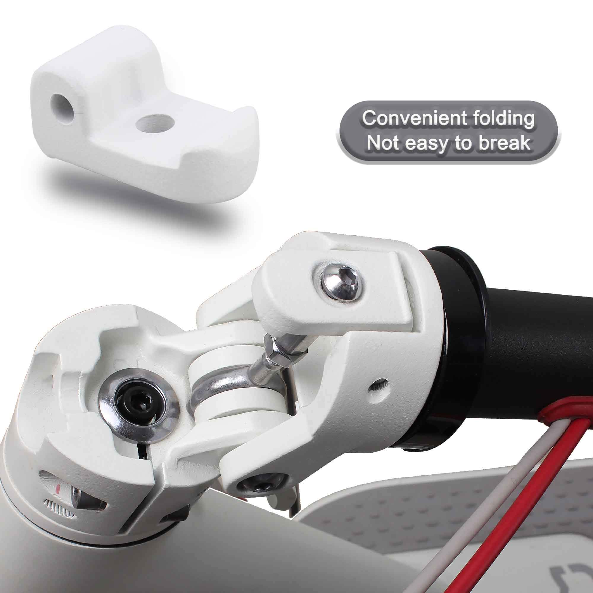 TOMALL Hook Lock Buckle Folding Hook Replacement for Xiaomi Mijia M365 Electric Scooter White