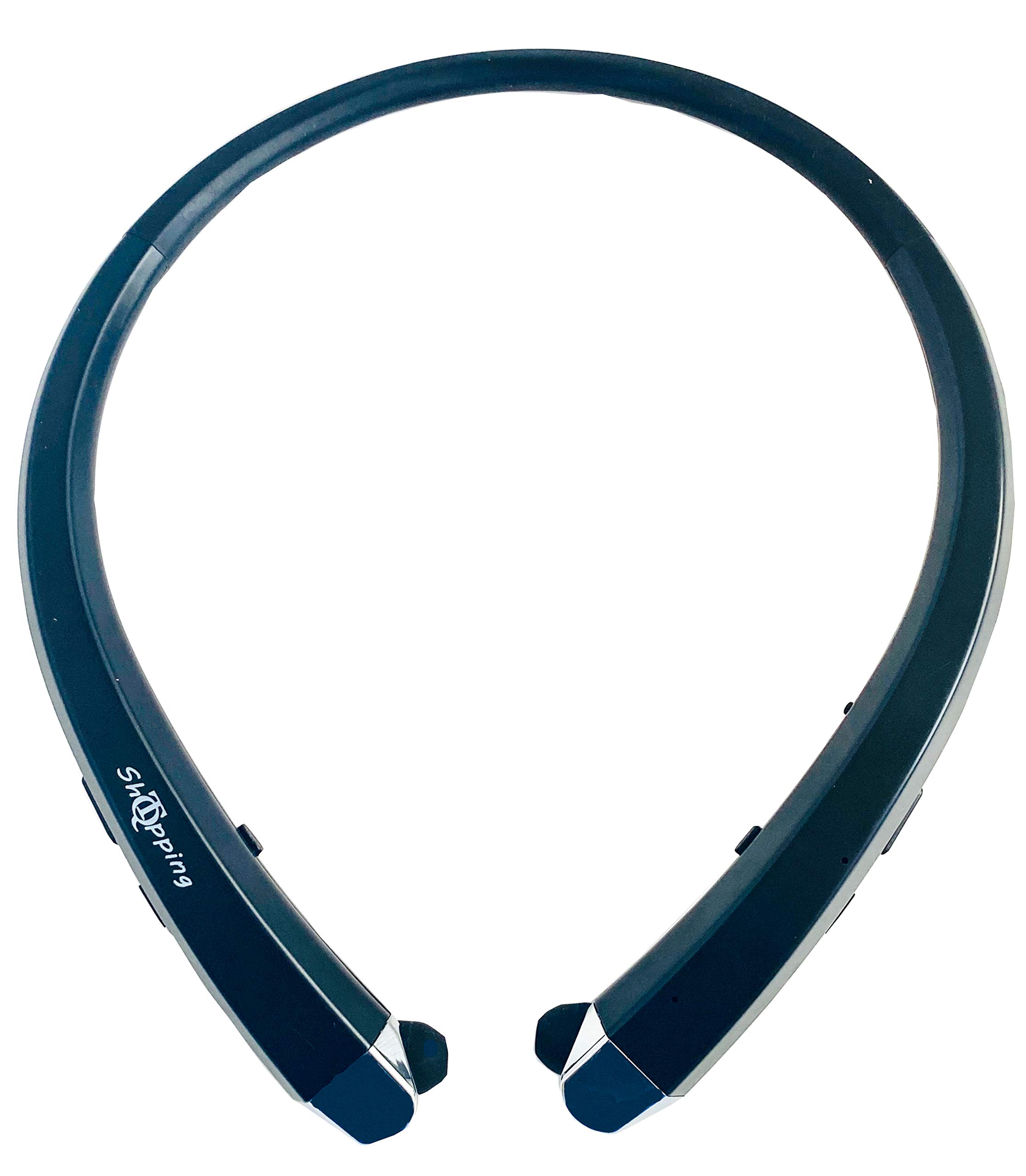 QT S Bluetooth Headset, Lightweight Retractable Neckband Noise Cancelling Stereo Neckband Wireless Headset Talk 6-7 Hours-May Have Minor Cosmetic