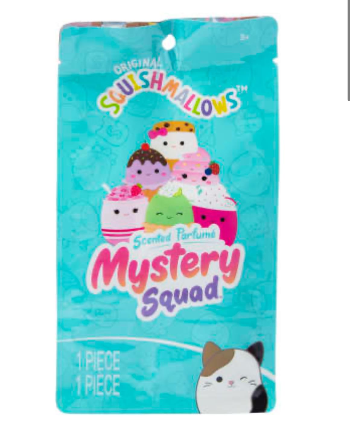 Squishmallow Kellytoy 2020 Scented Mystery Squad Bag 5 inches Plush Series 1, unisex-children