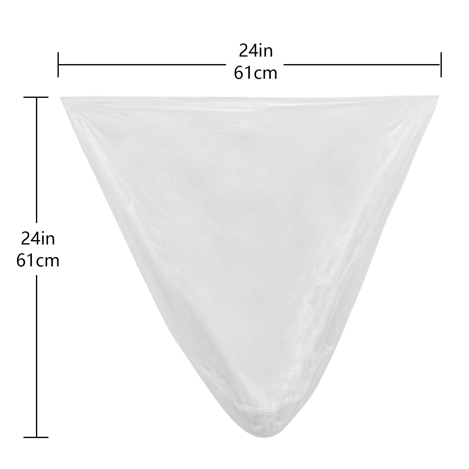 TYPLASTICS Trash Can Liner - Wholesale 1000 Count Garbage bags on Perforated Roll 7-10 Gallon Multipurpose for Office Bathrooms Business Home Commercial and industrial needs 24" x 24"