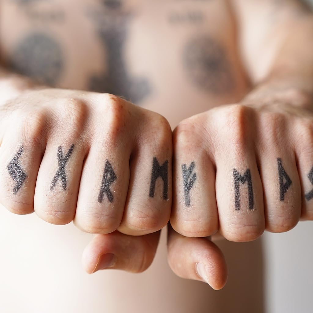 Viking Tattoo Set 2 - Norse Tattoos/Viking Temporary Tattoo Set