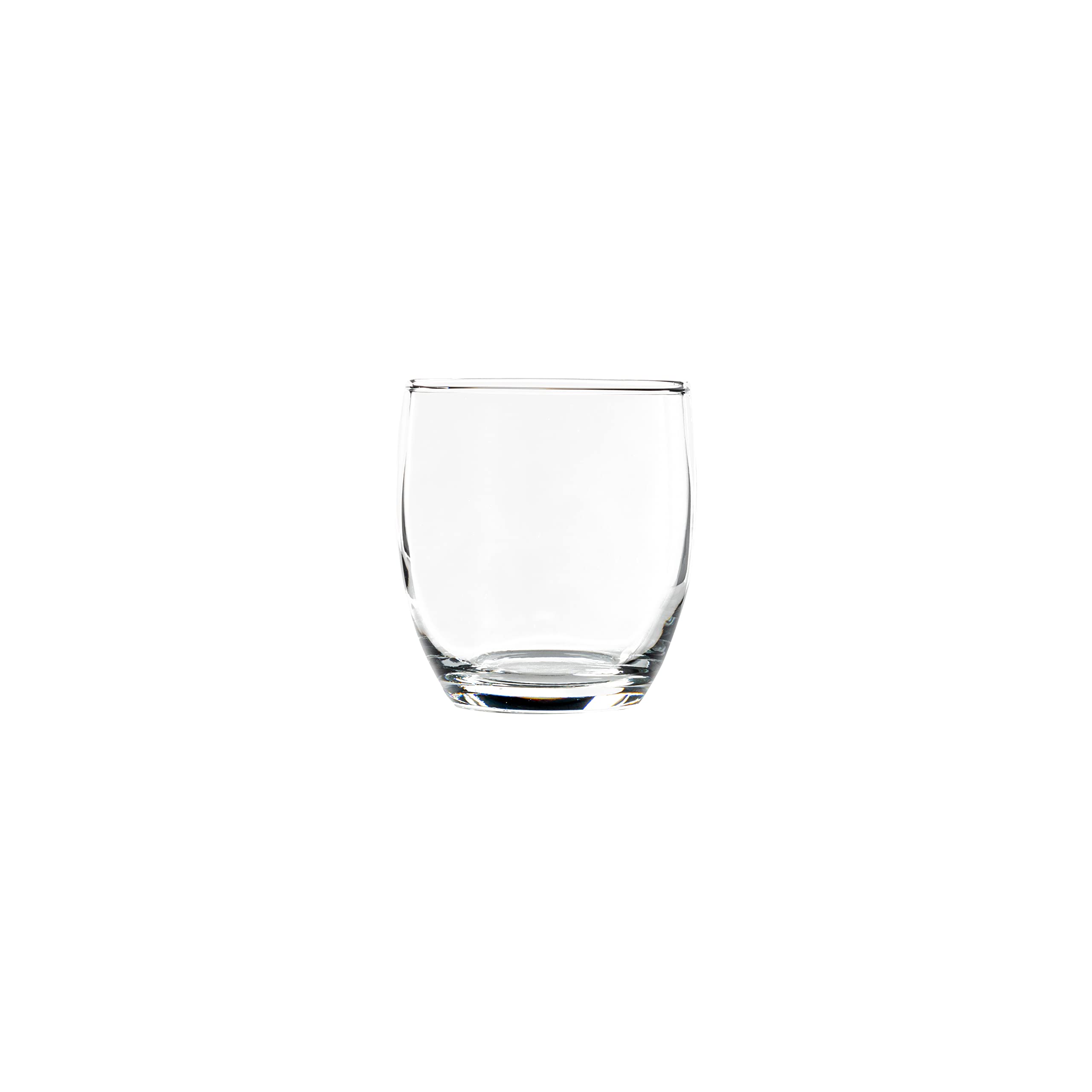 Vikko 8.3 Ounce Drinking Glasses | Thick and Durable Glass ā For Water, Juice, Soda, or Wine ā Dishwasher Safe ā Set of Twelve Small Clear Glass Tumblers ā 2.9ā Diameter x 3.2ā Tall