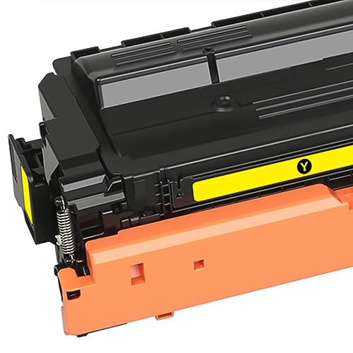 SAIDING W212A Remanufactured 4-Pack W2120A W2121A W2122A W2123A Toner Cartridge Replacement for M554dn M555 Flow MFP M578C M578Z Printer.