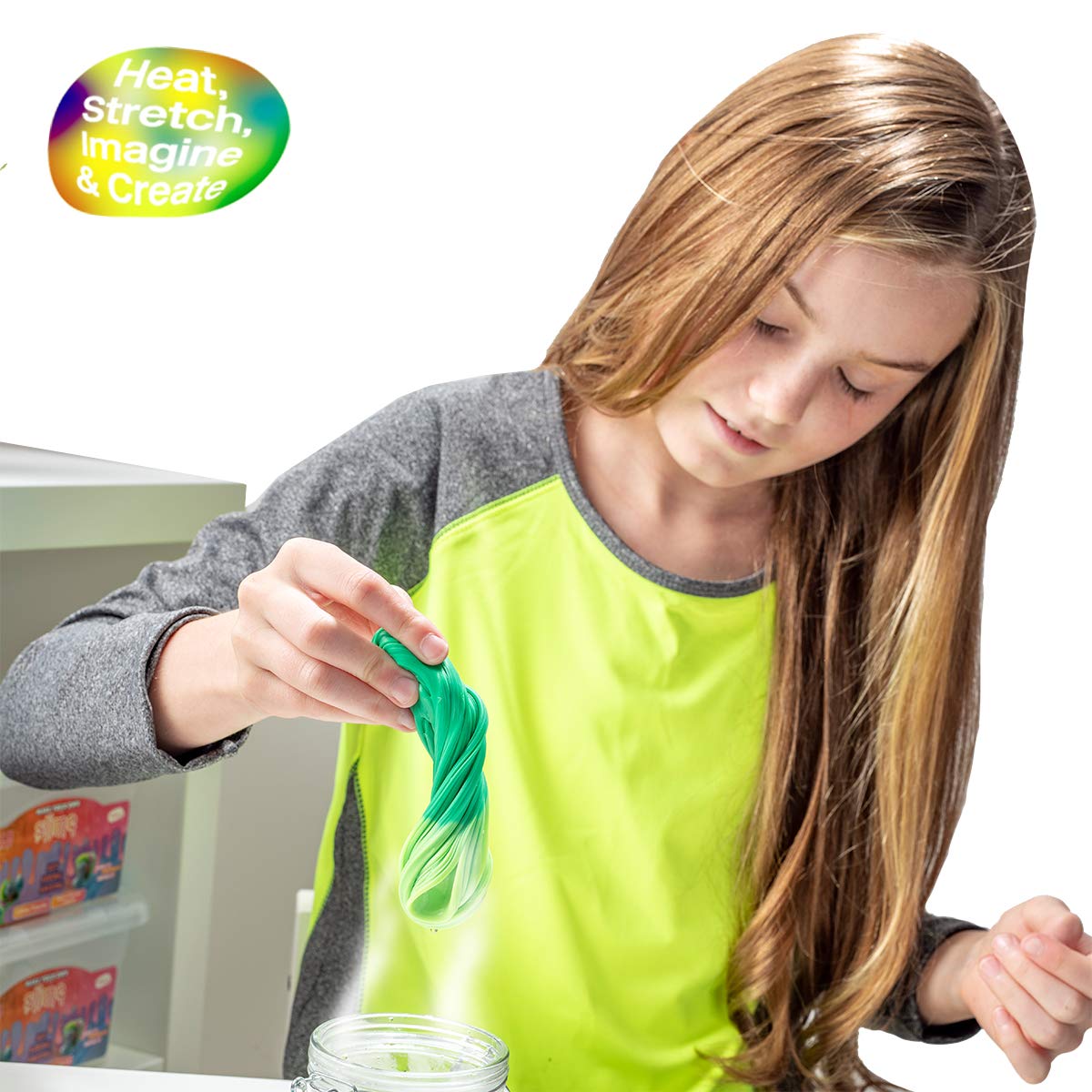 Squeeze Craft Color Changing Frudge Putty Heat Sensitive - 4 Pack Slime Putty - 2 Oz per Container - for Sensory and Tactile Stimulation, Event Prizes, Slime Parties, Educational Game, Fidget Toy
