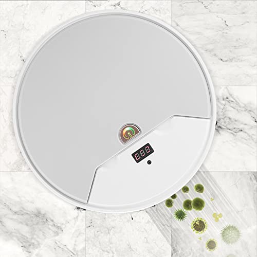 Smart Sweeper Merges Intelligence with Power for Ultrathin Sweeping and Mopping Timed Suction Robotic Vacuums β Your Onestop Marvel (White)
