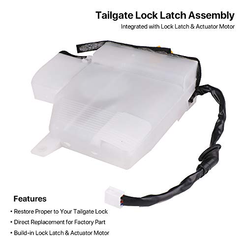 Tailgate Lock Latch Actuator Assembly - Compatible with 2003-2009 Toyota 4Runner - Replace 69110-35090 69110-35062 69110-35060 - Rear Liftgate Door Lock Motor & Latch