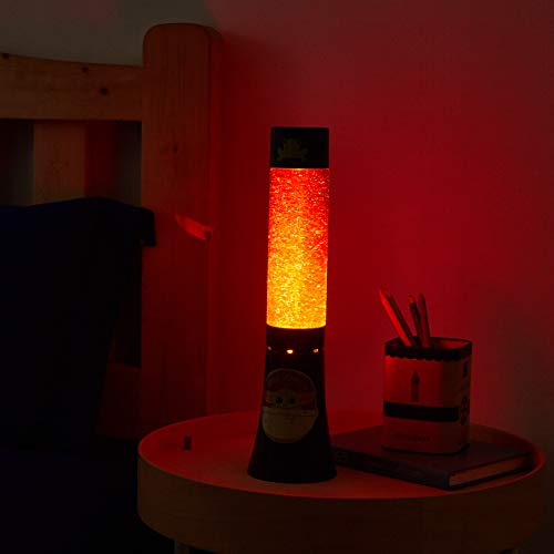 Star Wars: The Mandalorian, Featuring The Child, Glitter Light Up Volcano Lamp