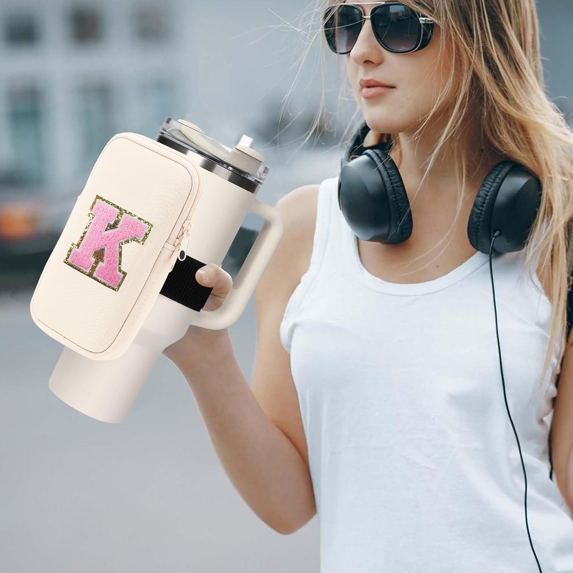 Silicone Boot for Stanley - Silicone Water Bottle Sleeve for Stanley,Cup Bottom Protector Sleeve Accessories for Stanley,Adventure Tumbler Accessories for Stanley, 40oz (Pink)