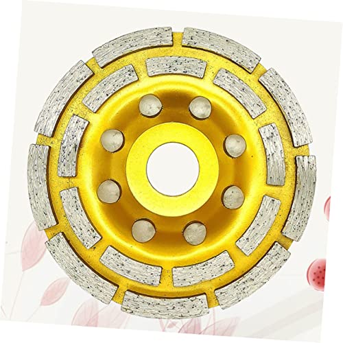 Stone Mill Angle Grinder Polishing Diamond Grinding Cup Wheel Angle Grinding Cup Concrete Grinder Disc Marble Grinding Wheels Concrete Grinding Wheels Aluminum Base Masonry