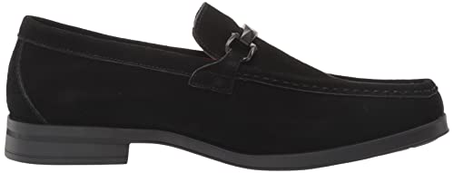 STACY ADAMS mens Paragon Slip on Loafer, Black Suede, 11.5 US