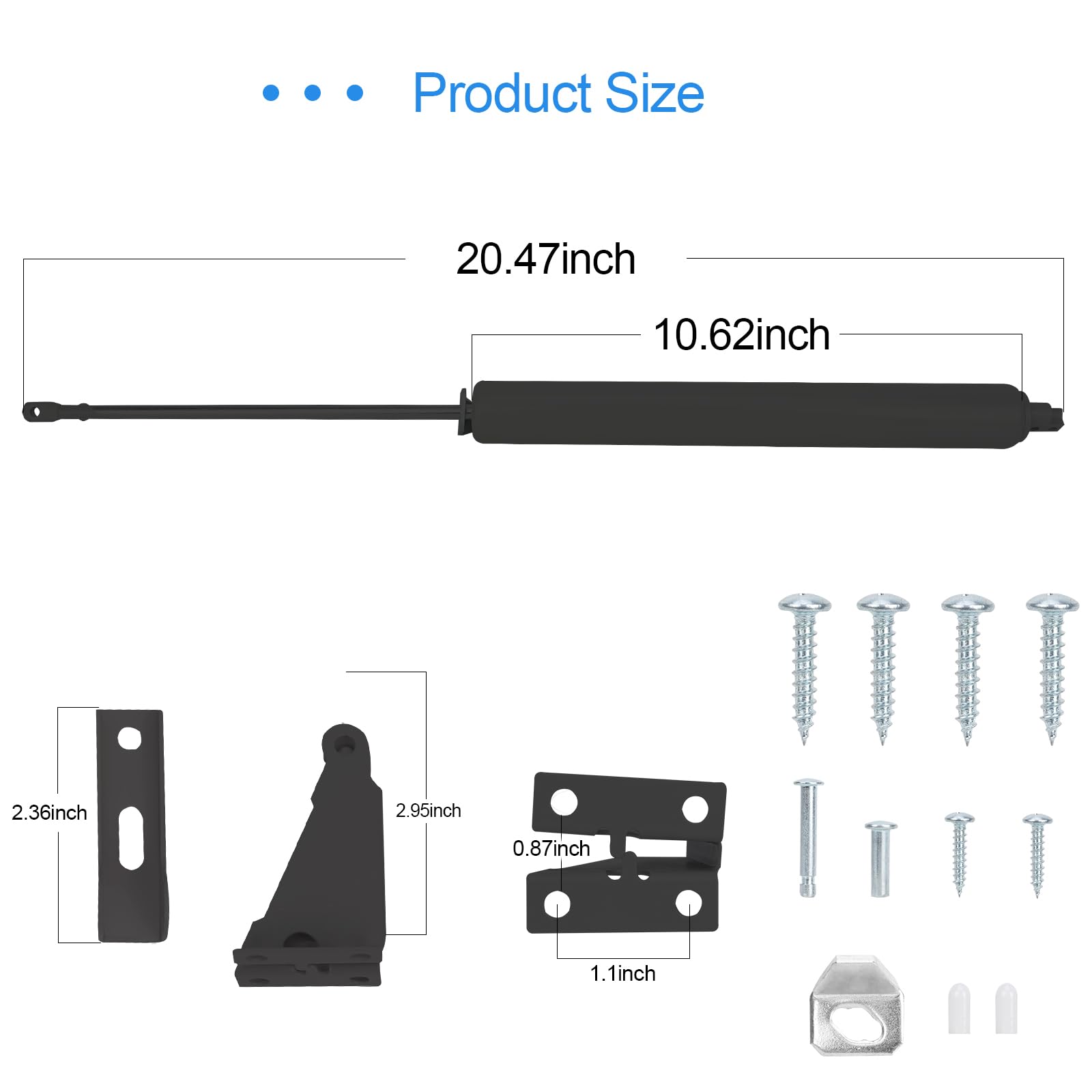 Storm Door Closer 2pcs,Door Closure with Hold Open Feature & Smooth Closing Motion β for Storm, Screen Doors