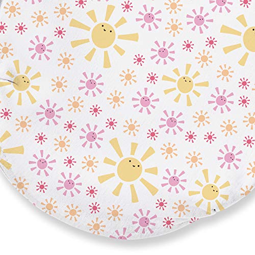 SwaddleMe Luxe Whisper Quiet Swaddle β Size Small/Medium, 0-3 Months, 2-Pack (You Are My Sunshine) Extra-Soft Newborn Swaddle Wrap With Silent Fabric Closure and Bottom Zipper for Diaper Changes