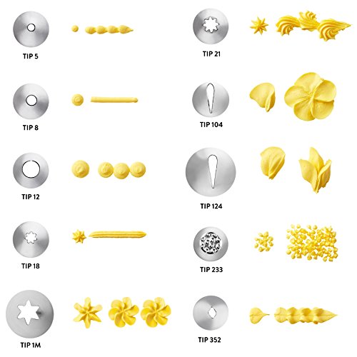 Wilton Beginning Buttercream Decorating Set, 20-Piece Cake Decorating Kit