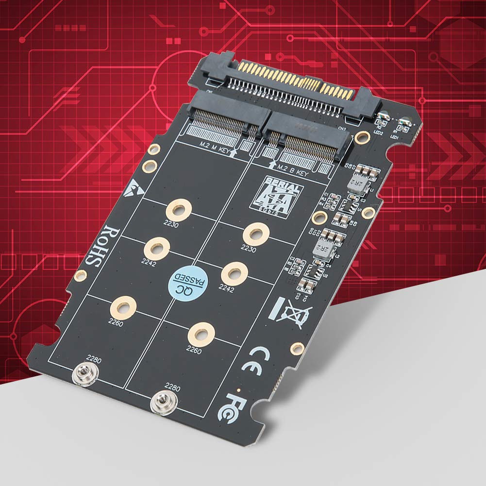 VINGVO High Speed Abs Durable 95 X 65Mm Low Latency Adapter Card, Ssd M.2 to U.2, for 2280/2260/2242/2230 Mm M.2 Ssd