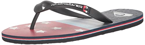 Quiksilver Men's Molokai 4th Sandal Flip-Flop, Blue 2, 10