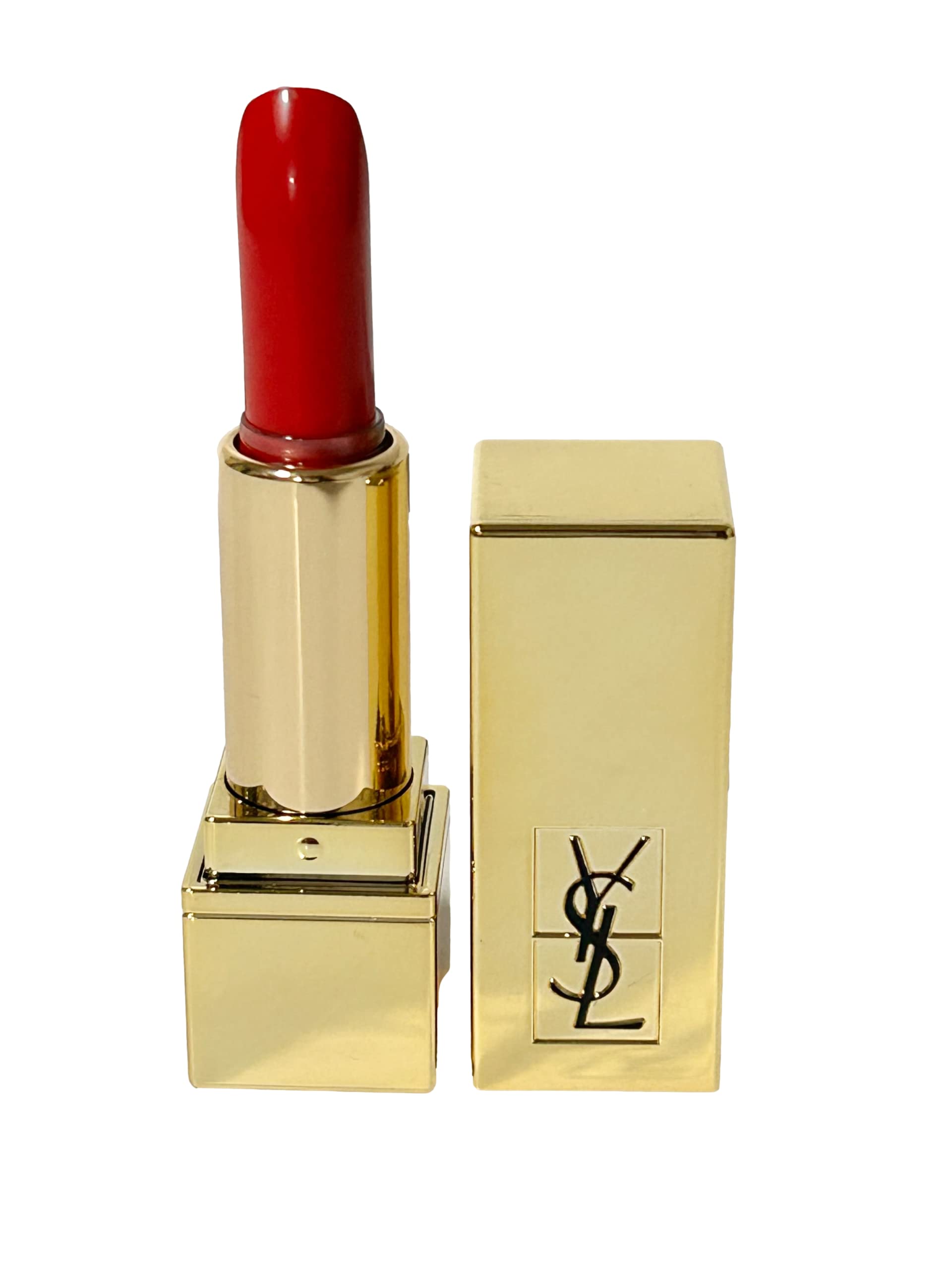YVES SAINT LAURENT YSL Red Rouge Pur Couture Satin Lipstick Color 01 Le Rouge #01 (MINI/SMALL/SAMPLE SIZE/TRAVEL SIZE)