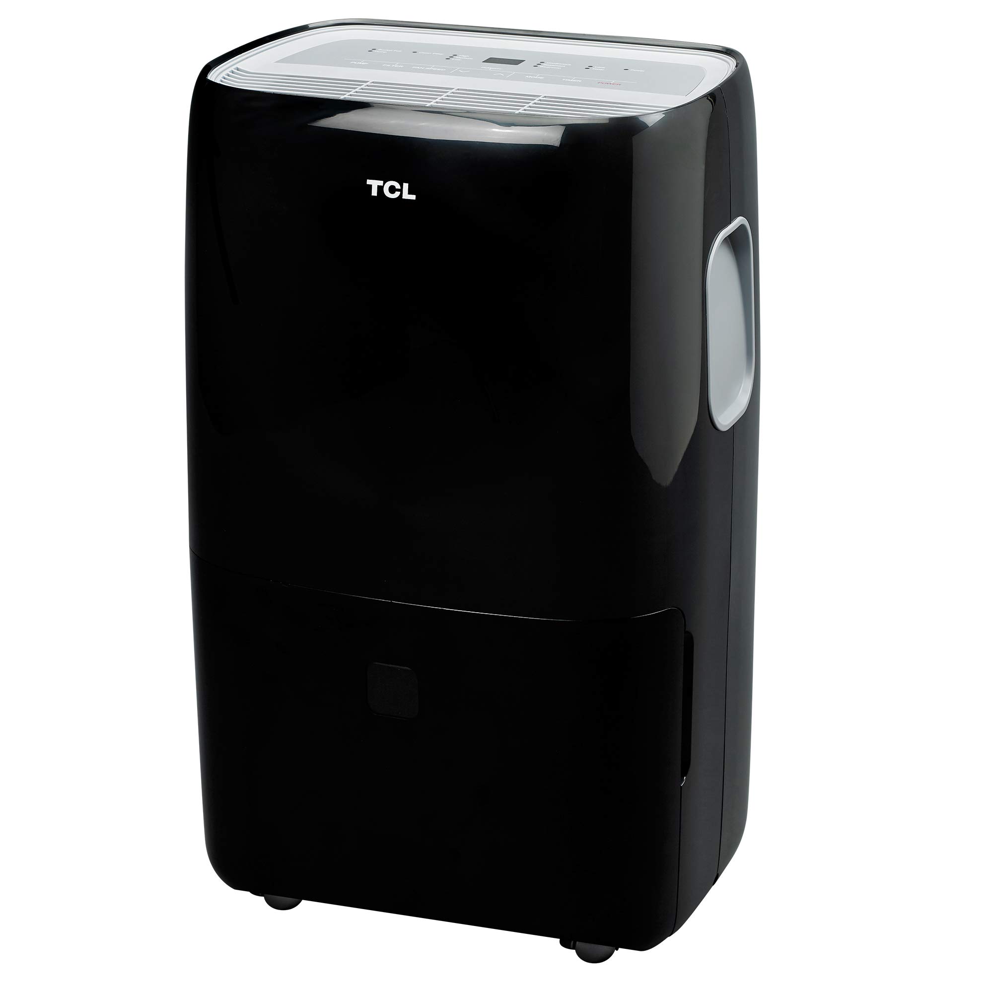 TCL Home Smart 50 Pint Dehumidifier, 4,500 Sq. Ft, App & Voice Control, Set Up in Minutes, Easy Maintenance, Basements, Bedrooms (50D91-B), Black