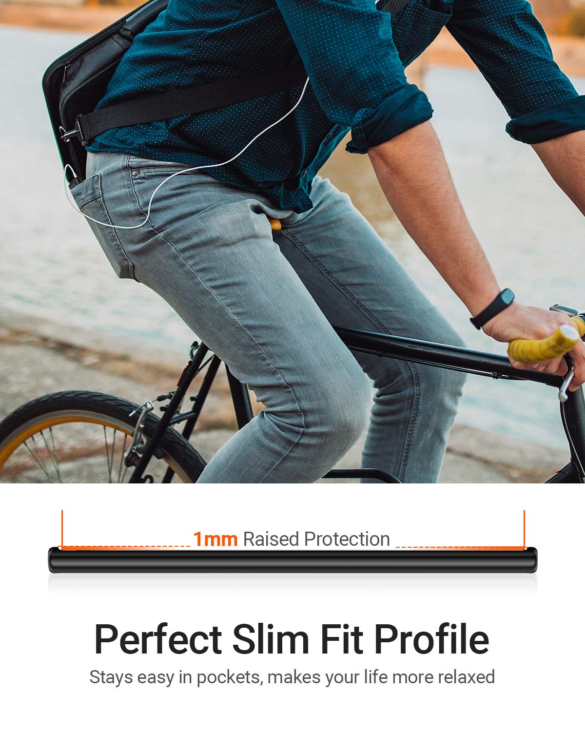 TORRAS [Shockproof Galaxy Note 10 Plus 5G Case/Galaxy Note 10 Plus Case, Translucent Matte Case with Soft Edges Slim Protective Case for Samsung Galaxy Note 10+, Black