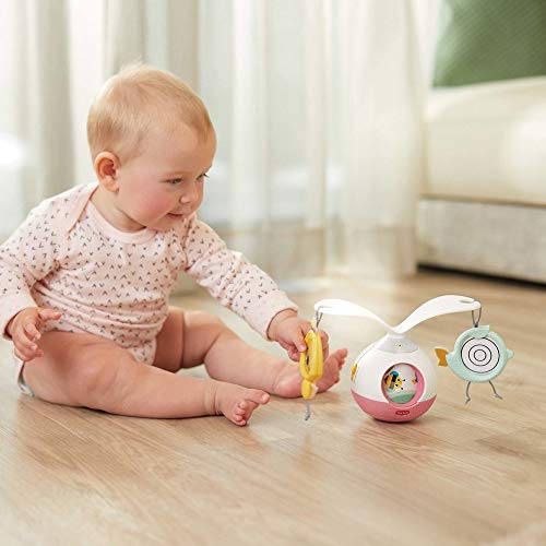 Tiny Love Tummy Time Mobile Entertainer, Toy with Music and Lights, 0M +, Princess Tales
