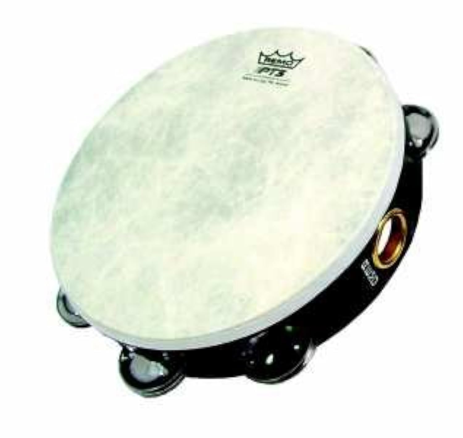 Remo 8" Pretuned Tambourine with Single Row of Jingles, Plain Head