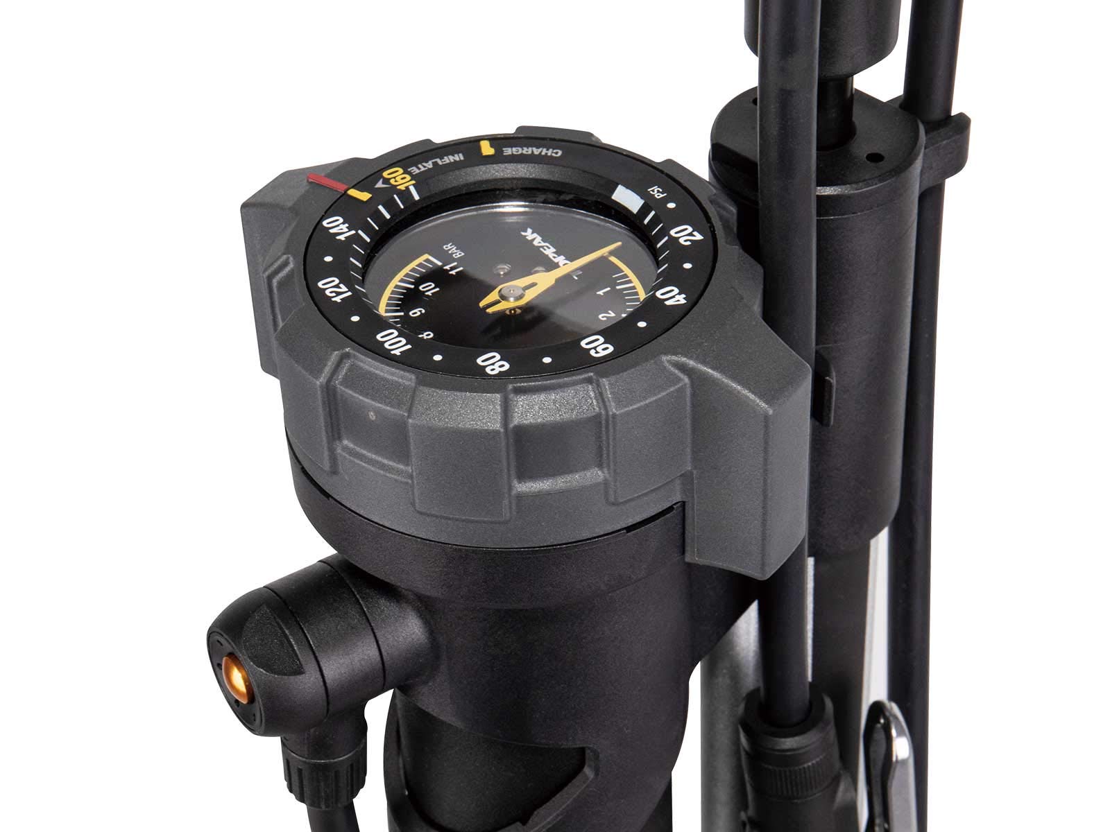 Topeak Joe Blow Booster Floor Pump w/SmartHead DX3 (TJB-BST3), Black, 29.1β X 9.8β X 7.3β (62002365AFFP)