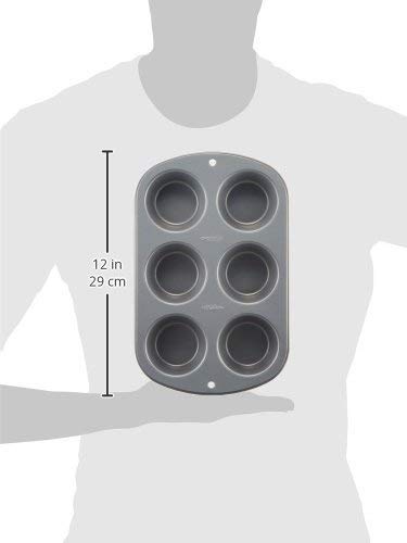 Wilton Recipe Right Muffin Pan, For great Muffins, Cupcakes, Breakfast Potato Egg Cups and so Much More, 6-cups