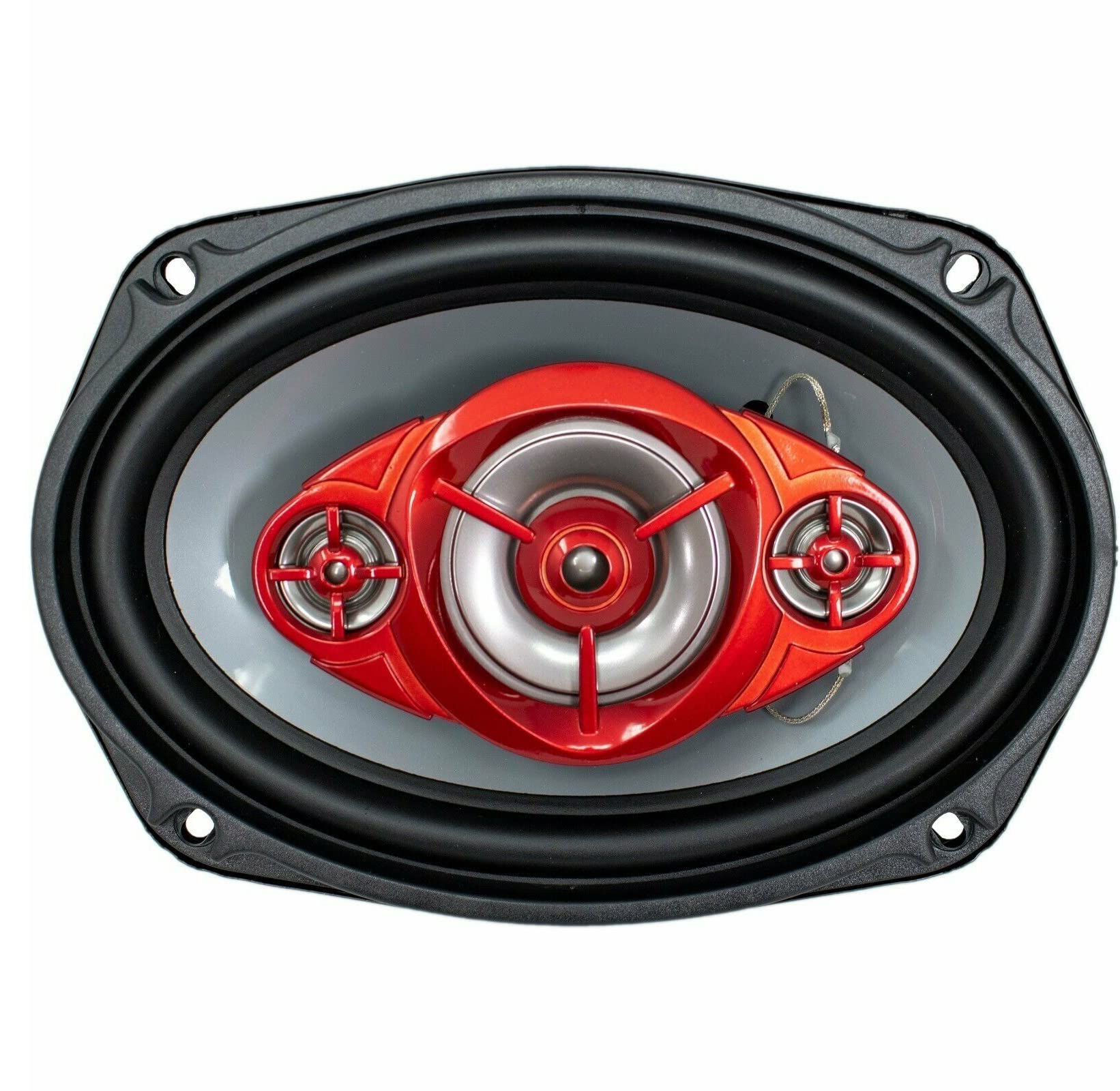 SoundXtreme 6x9 4-Way 520W Car Stereo Speaker w/ 2X Audiotek 6x9 Car Truck Van Speaker Box