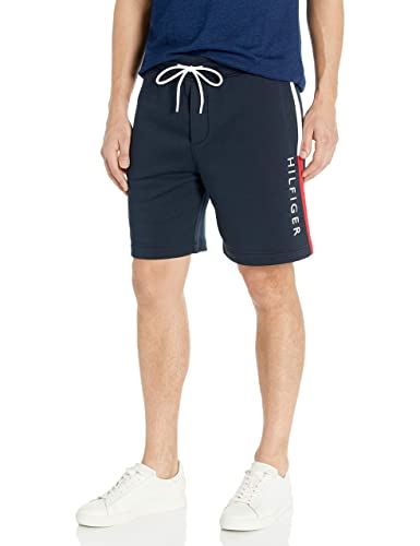 Tommy Hilfiger Men's Essential Fleece Sweat Short, Tommy Navy, S