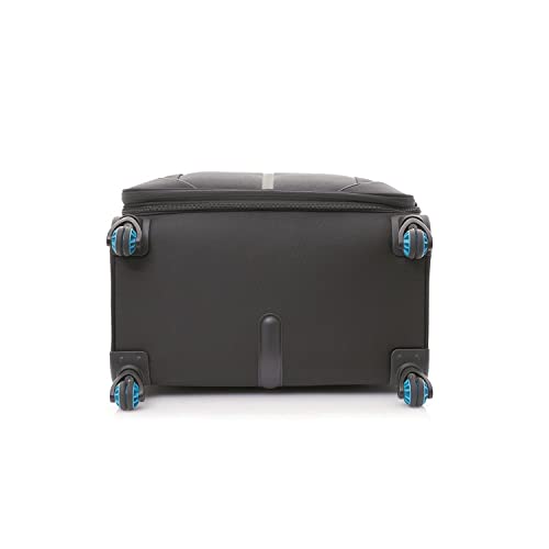 Samsonite Patrono Spinner Unisex Medium Black Polyester Luggage Bag TSA Approved 108105-2642