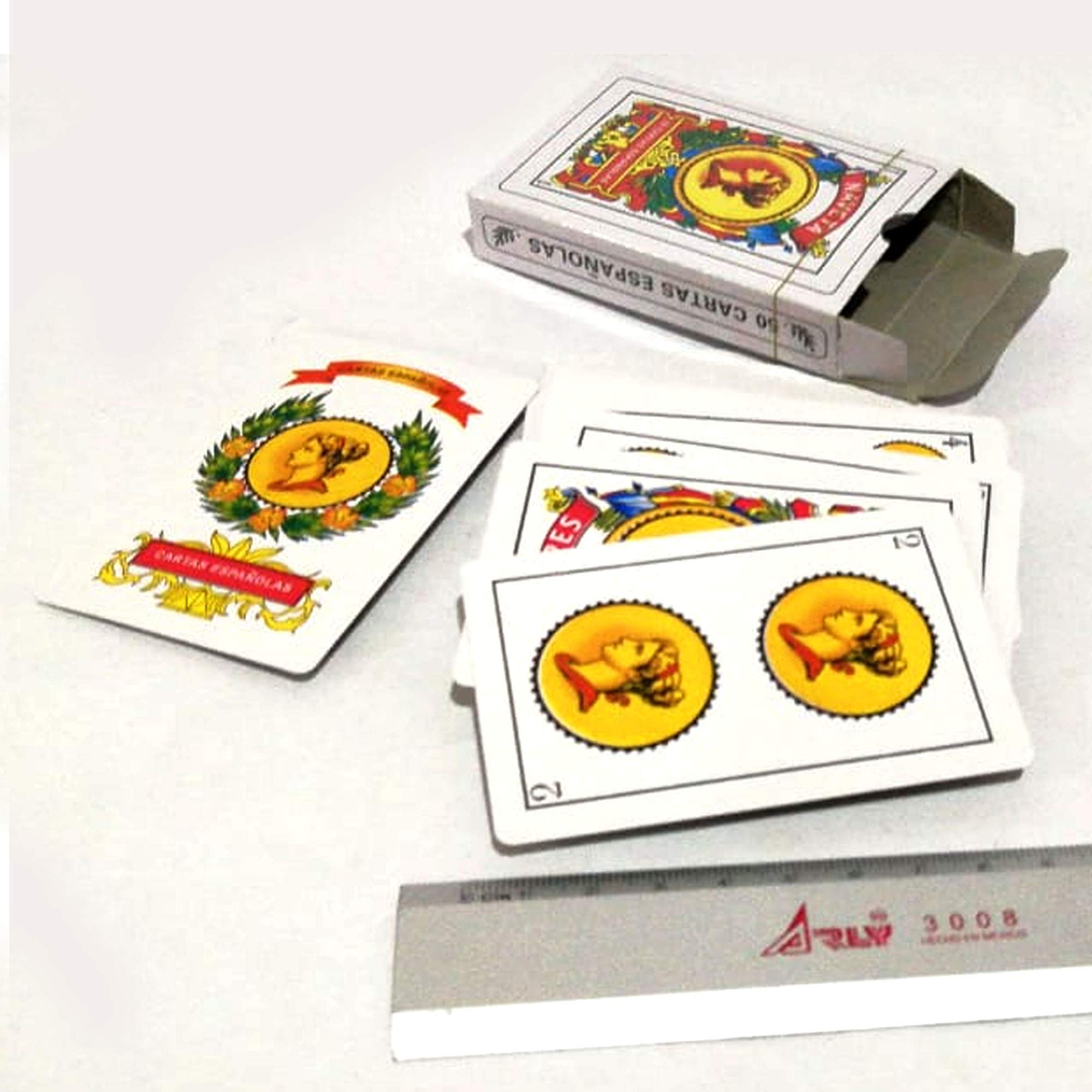 Spanish Playing Cards 1 Deck Cartas Españolas Puerto Rico Briscas Tarot Naipe Card Game
