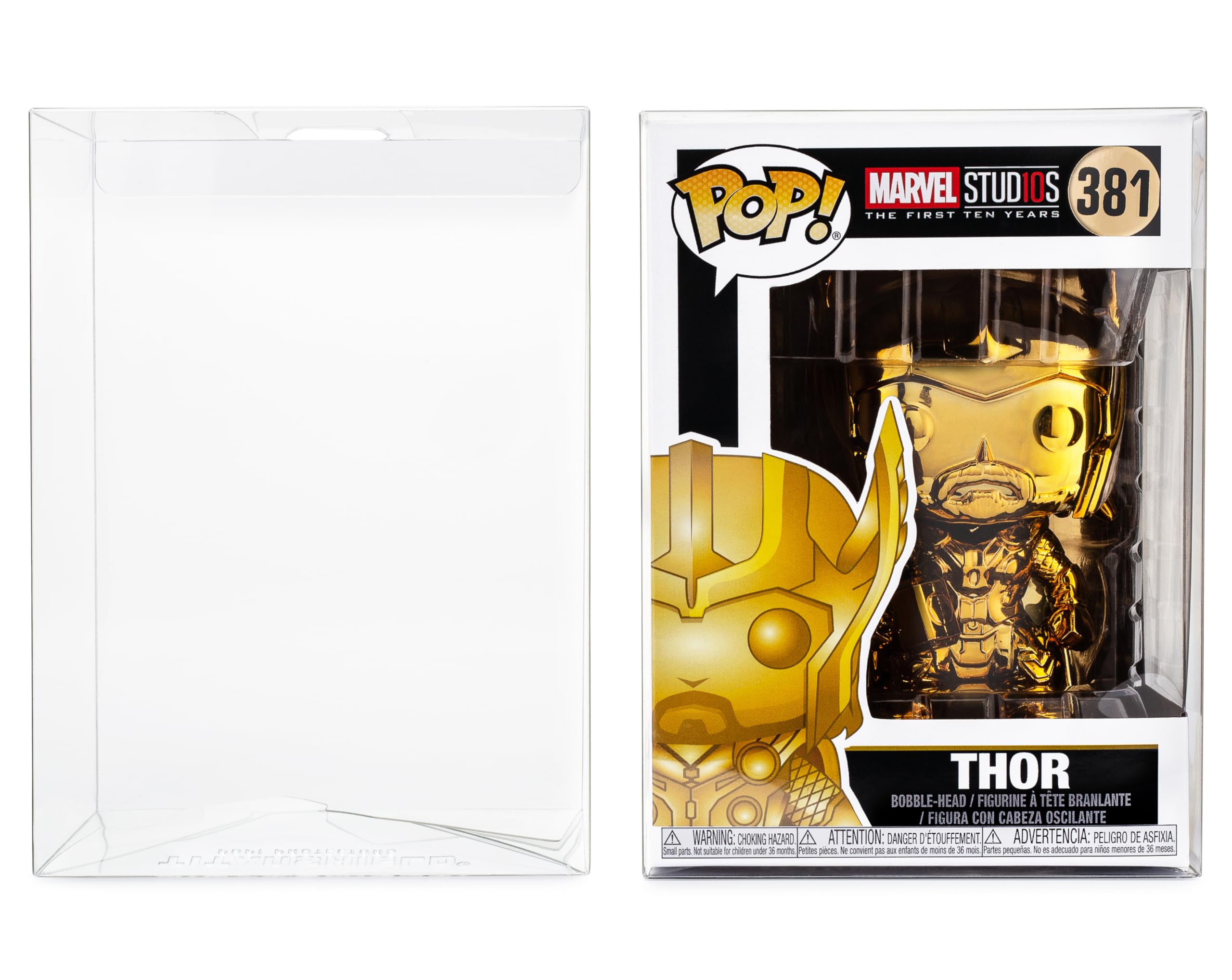 TitanShield 0.5mm Pop Protectors Sleeve Case Compatible with Funko - 4" Inch Pop! Vinyl Figures (60 Pack)