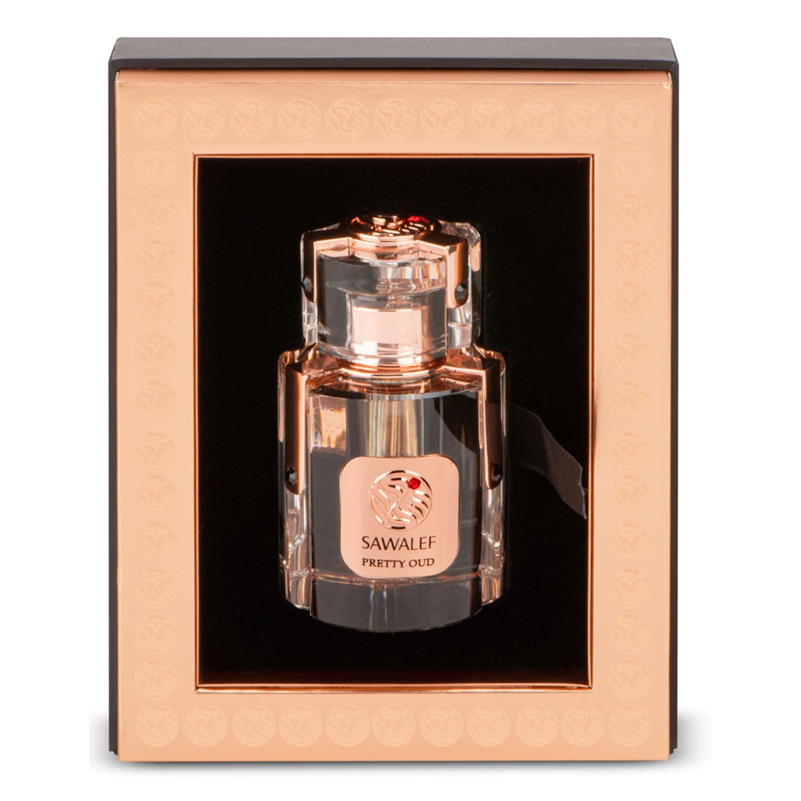Sawalef Pretty Oud by Swiss Arabian - Luxurious, Captivating Elixir De Parfum with Fragrant Oud - Sweet, Sultry Notes of Pineapple, Geranium, Patchouli, Rose - Intense, Long-Lasting Scent - 2.7 oz