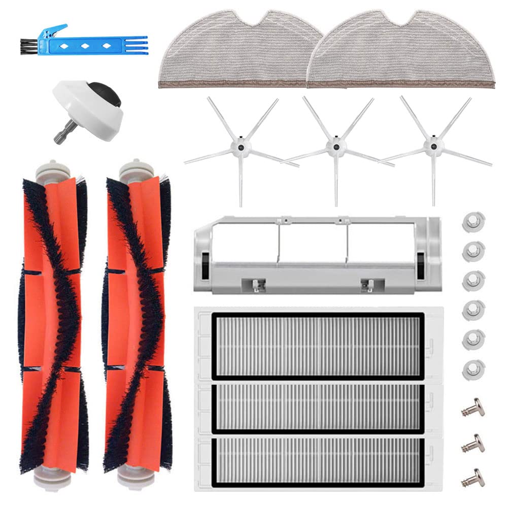 Theresa Hay Accessory Kit for Xiaomi Roborock S5 S50 S51 S51 E20 E25 E35 Robotic Vacuum and Mop roborock 2 Robot