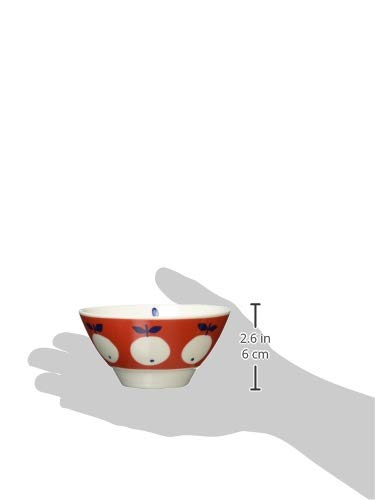 Yamaka Shoten MOOMIN MM032-312 Rice Bowl, Little My, Made in Japan, Red, 9.5 fl oz (280 ml)