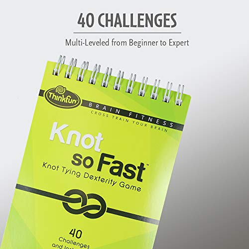 Think Fun Brain Fitness Knot So Fast Knot Tying Game for Age 12 and Up