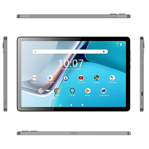 T15 Android 10.0 Tablet 10.1 Inch, 4GB RAM 64GB ROM Tablets with MTK Octa-Core Processor,2k IPS FHD 1920 * 1200, with 8 Accessories Gifts, 5MP + 13MP, Bluetooth 5.3, Dual-Band WiFi, 4000mAh