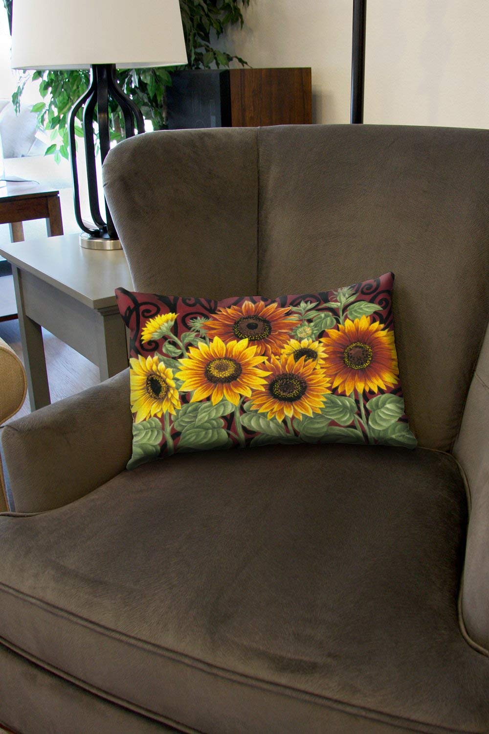 Toland Home Garden Sunflower Medley, 12 x 19 Inch Indoor Pillow, Pillow Case Only (2-Pack) 2 Count