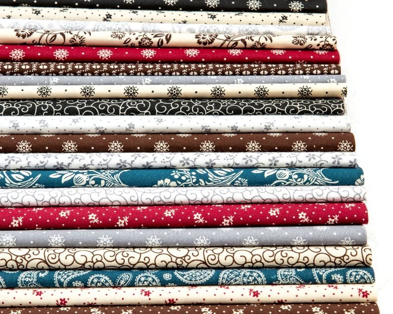 Set of 56 Civil War Reproductions pre Cut Layer Cake - 10" Squares 100% Cotton Fabric Quilt